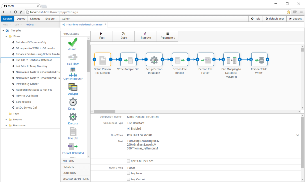 Quick Start Guide to Using Metl - Jumpmind